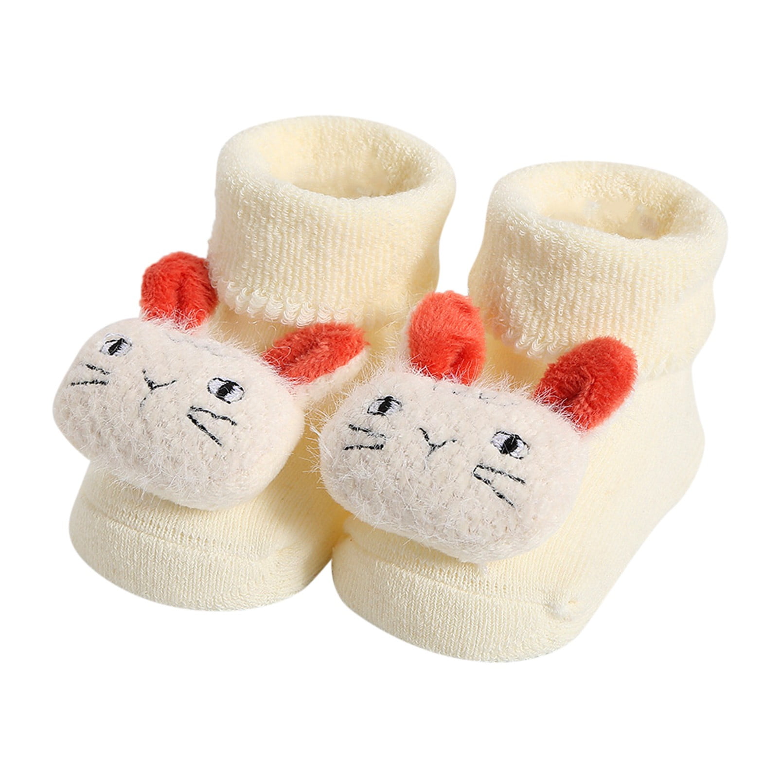 Hpapadks Baby Socks Winter Newborn Glue Dispensing Letter Floor ...