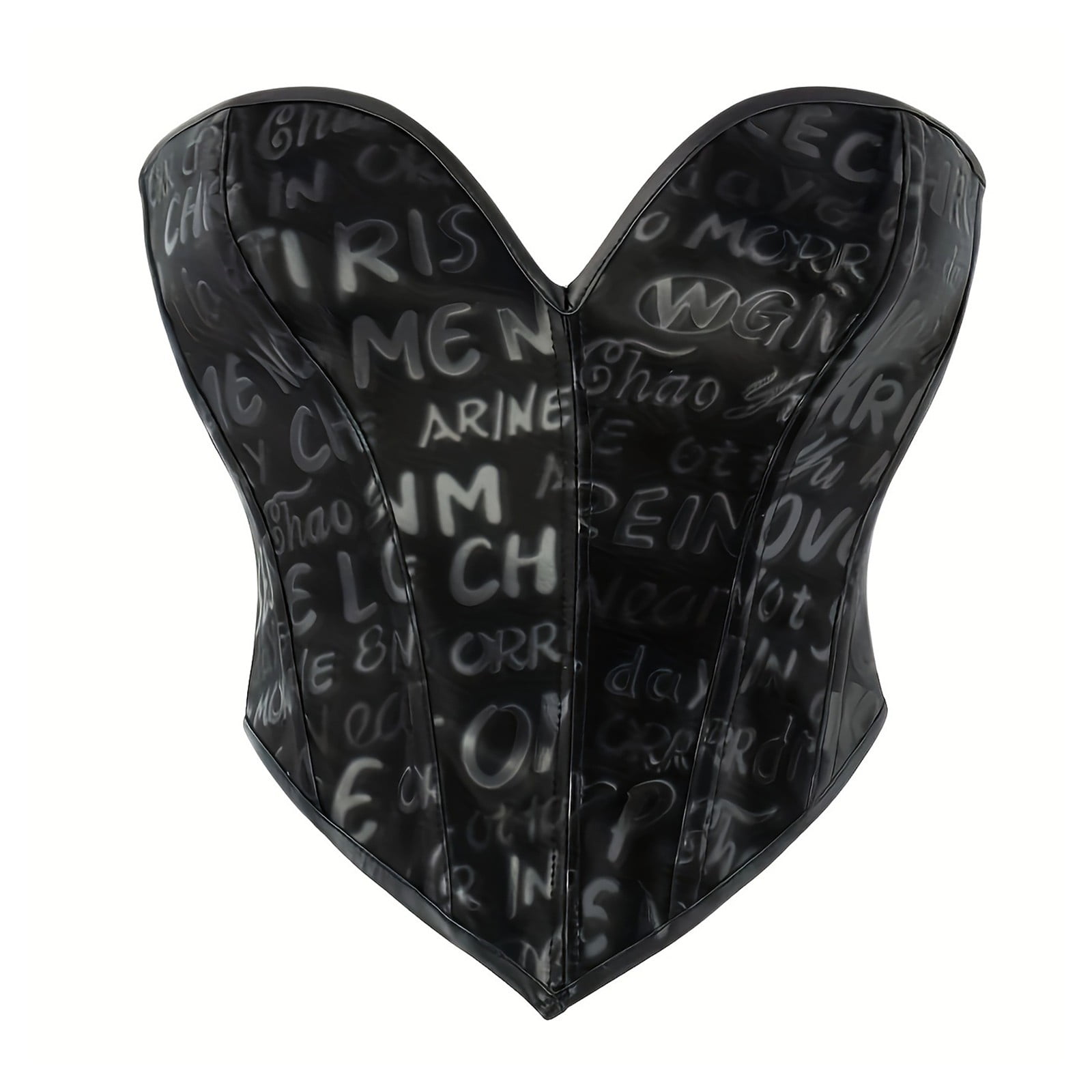 Hpapadks Corset Belts for Women Seamless Lace Up Letter Print Boned ...