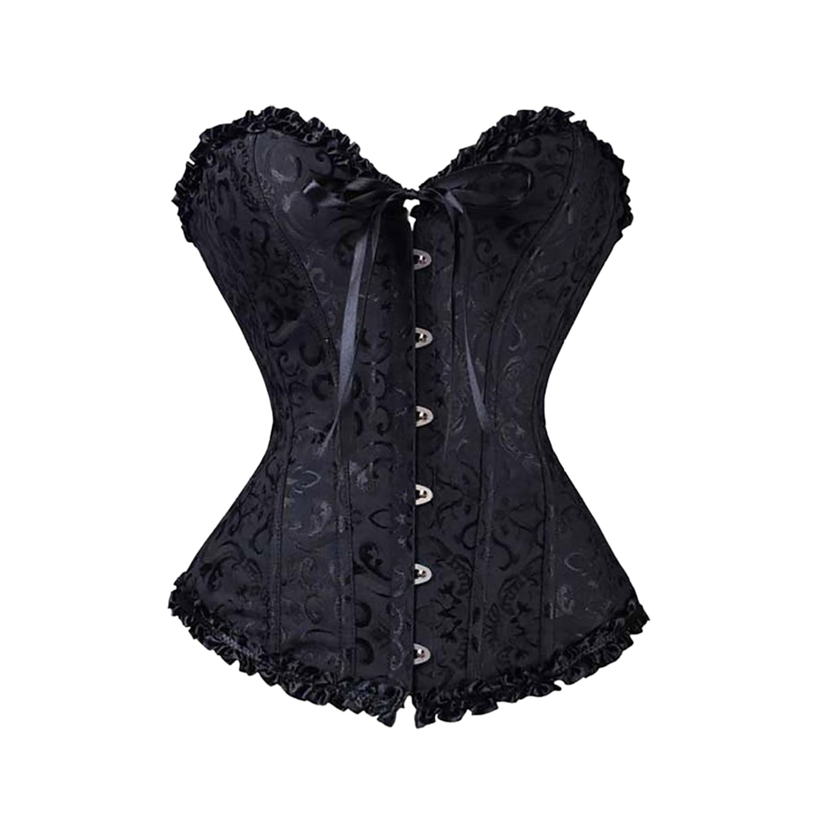 Hpapadks Fajas Colombianas Shapewear for Women Retro Floral Embroidery ...