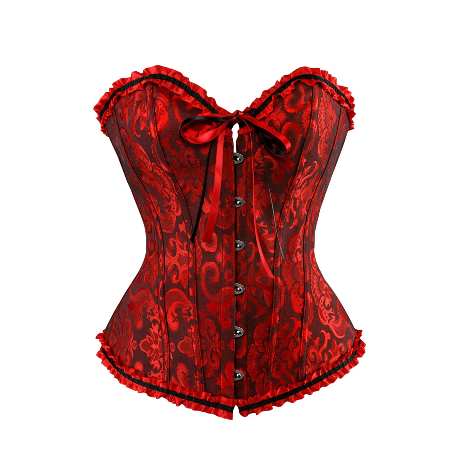 Hpapadks Fajas Colombianas Shapewear for Women Retro Floral Embroidery ...