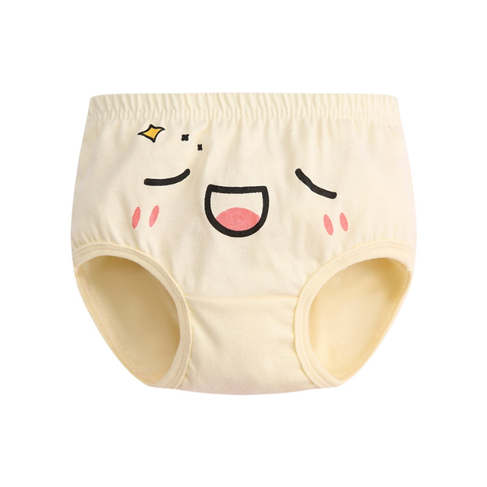 Hpapadks Girls Underwear Baby Girl Cute Print Double Inner Crotch ...