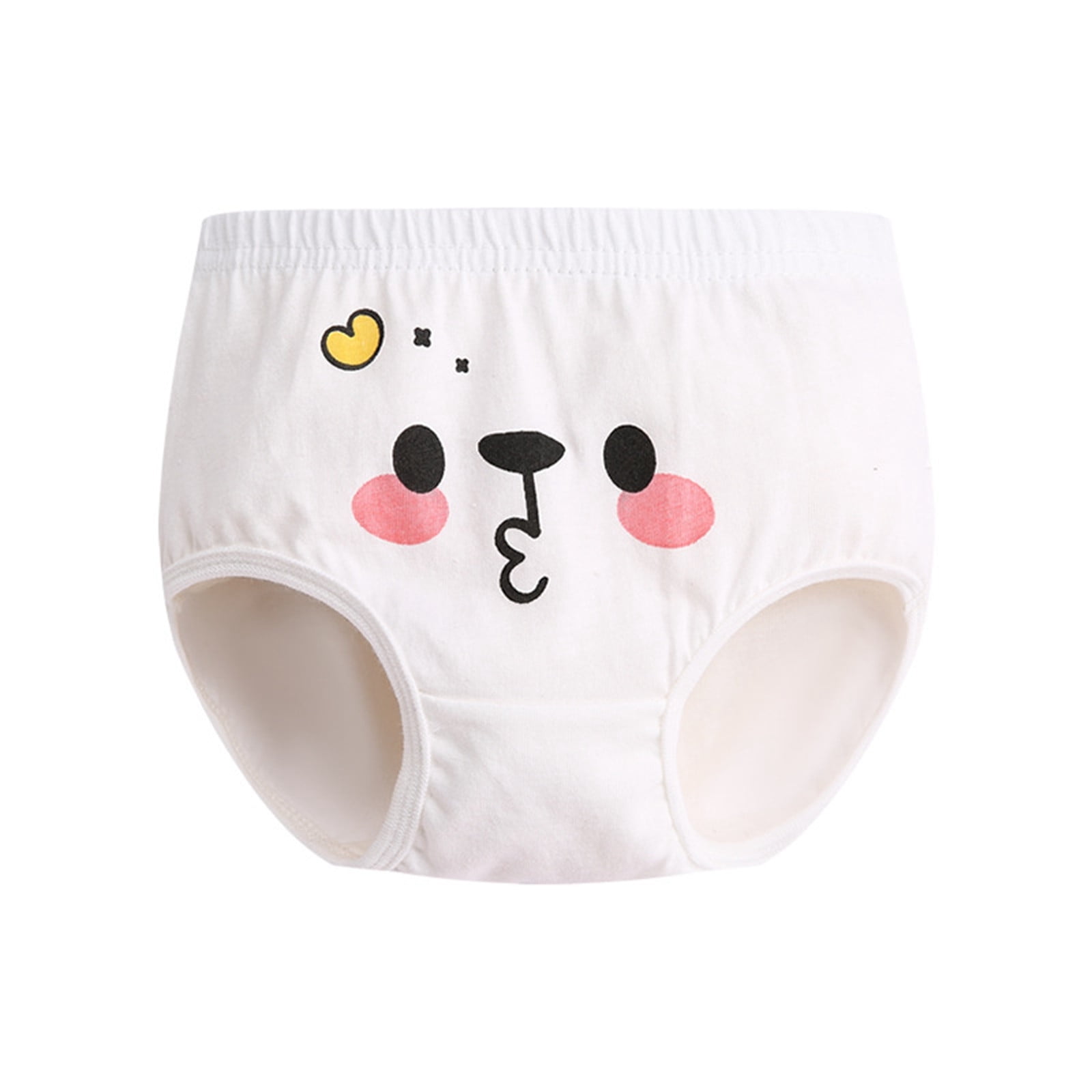 Hpapadks Girls Underwear Baby Girl Cute Print Double Inner Crotch ...
