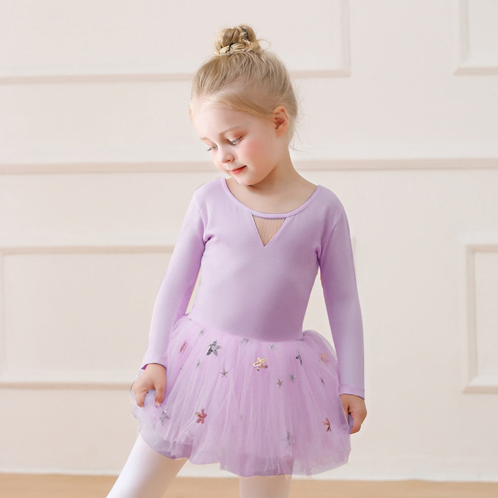 Hpapadks Gymnastics Leotards for Girls Elegant Ballet Dance Tutu ...