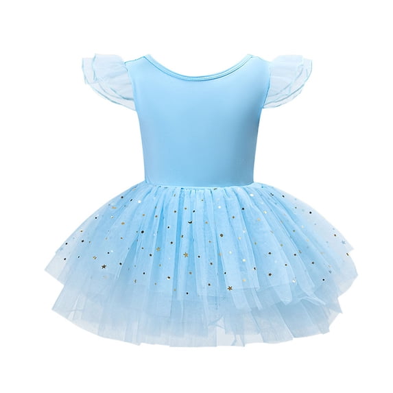 Hpapadks Gymnastics Leotards for Girls Dance Bodysuit Fly Sleeve Ballet ...