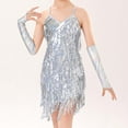 Hpapadks Leotards for Girls Stage Performance Dance Shiny Sequins ...