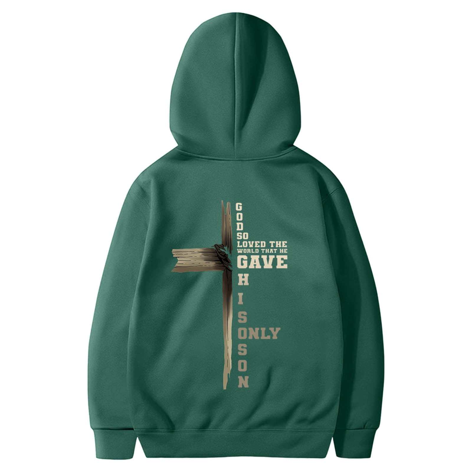 Hpapadks Mens Hoodies Oversized Retro Cross Letter Print Hoodies ...