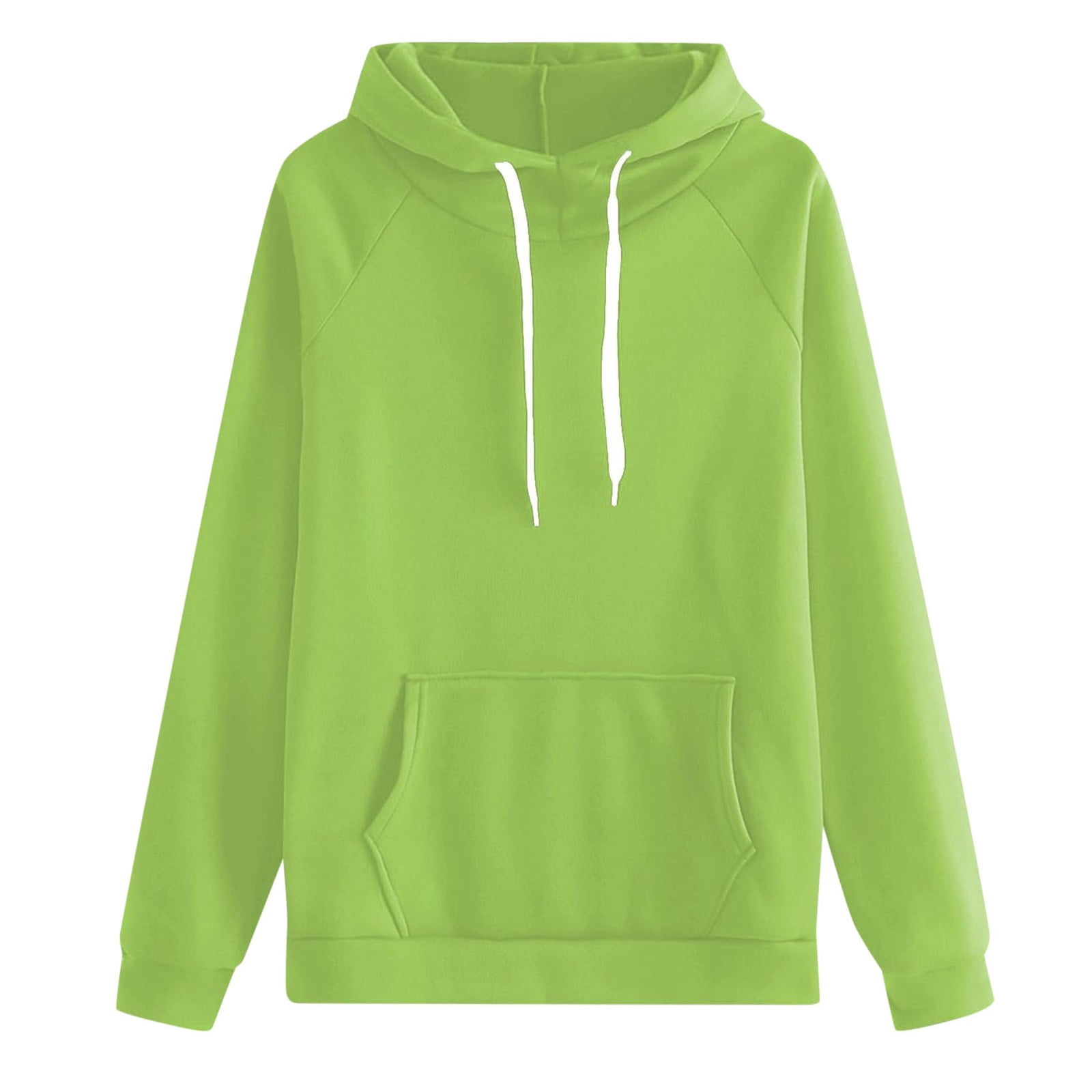 Hpapadks Sweatshirt for Women Classic Solid Long Sleeve Comfortable Fit ...