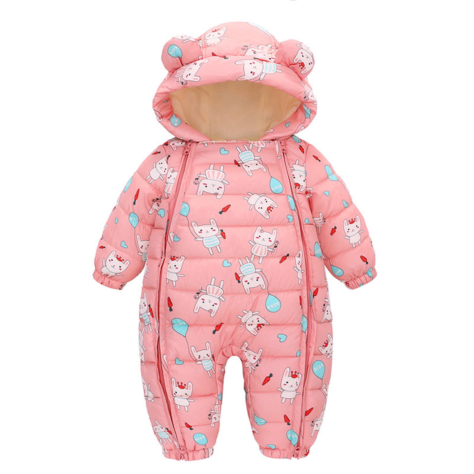 Hpapadks Toddler Snow Suit Winter Thick Warm Long Sleeve Full Cartoon ...