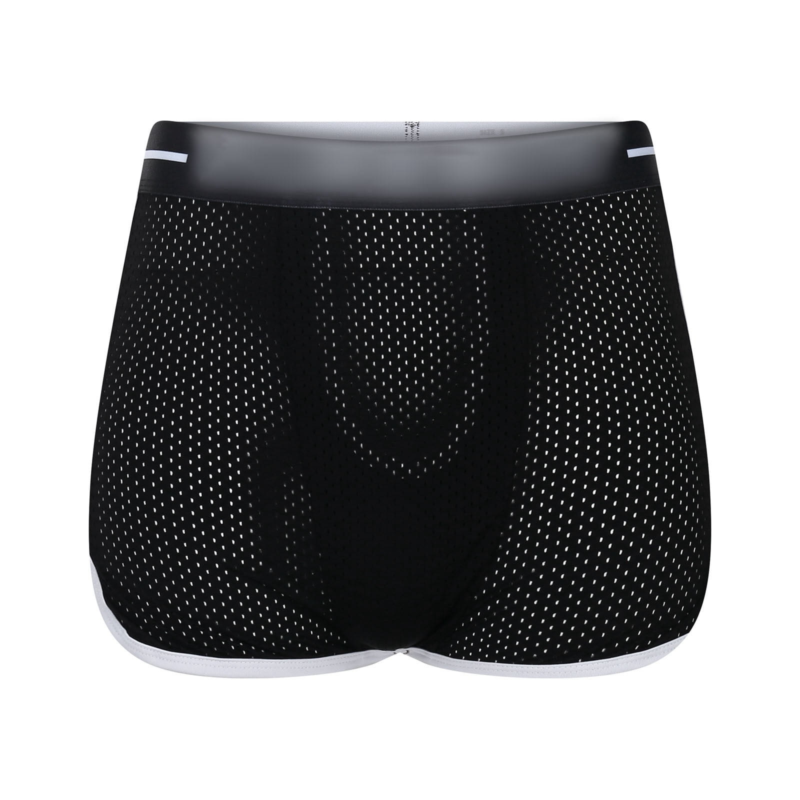 Hpapadks Underwear for Men Pack Mesh Ice Silk Shorts Elastic Waistband ...
