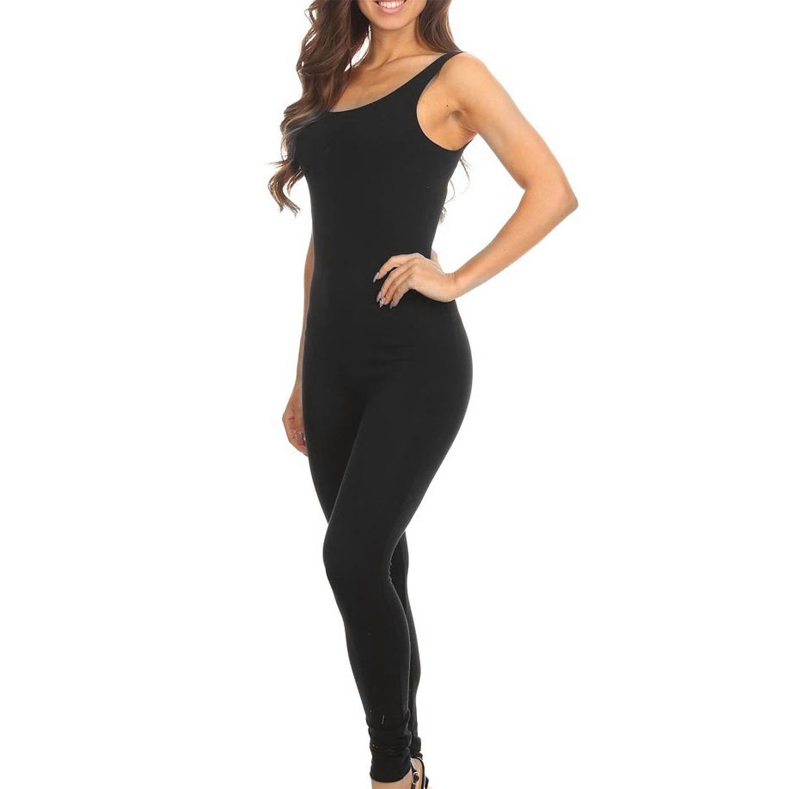 Hpapadks Workout Sets for Women Sportswear Sleeveless Solid Stretch ...