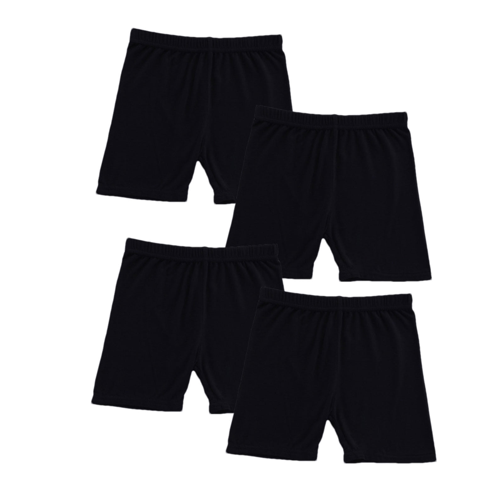 Hpgjzj 4 Pack Girls Bike Shorts Cartwheel Shorts for Toddlers Kids ...