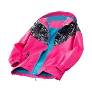 Disney Lilo and Stitch Girls Windbreaker Jacket Kids Rain Jacket for Big Kids Girls Rain Jacket ...