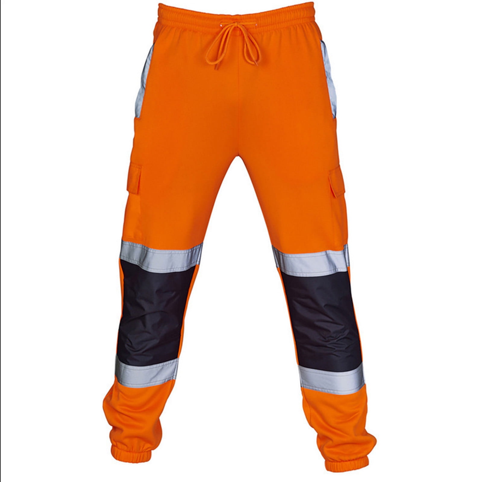Hpgjzj Men's High Visibility Cargo Pants Safety Work Trousers Stain ...