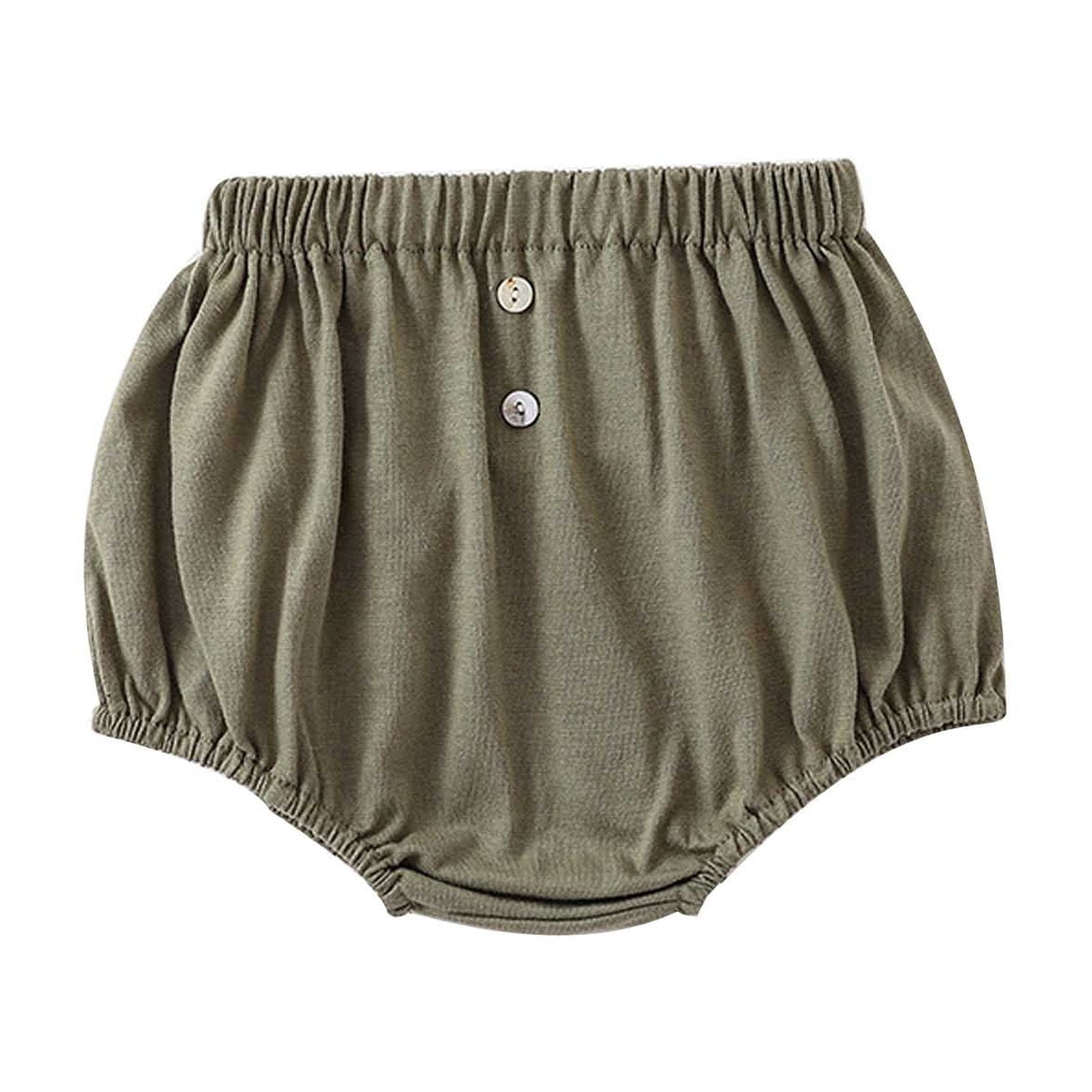 Hpgjzj Newborn Baby Boy Girl Shorts Cotton Linen Diaper Cover Toddler ...