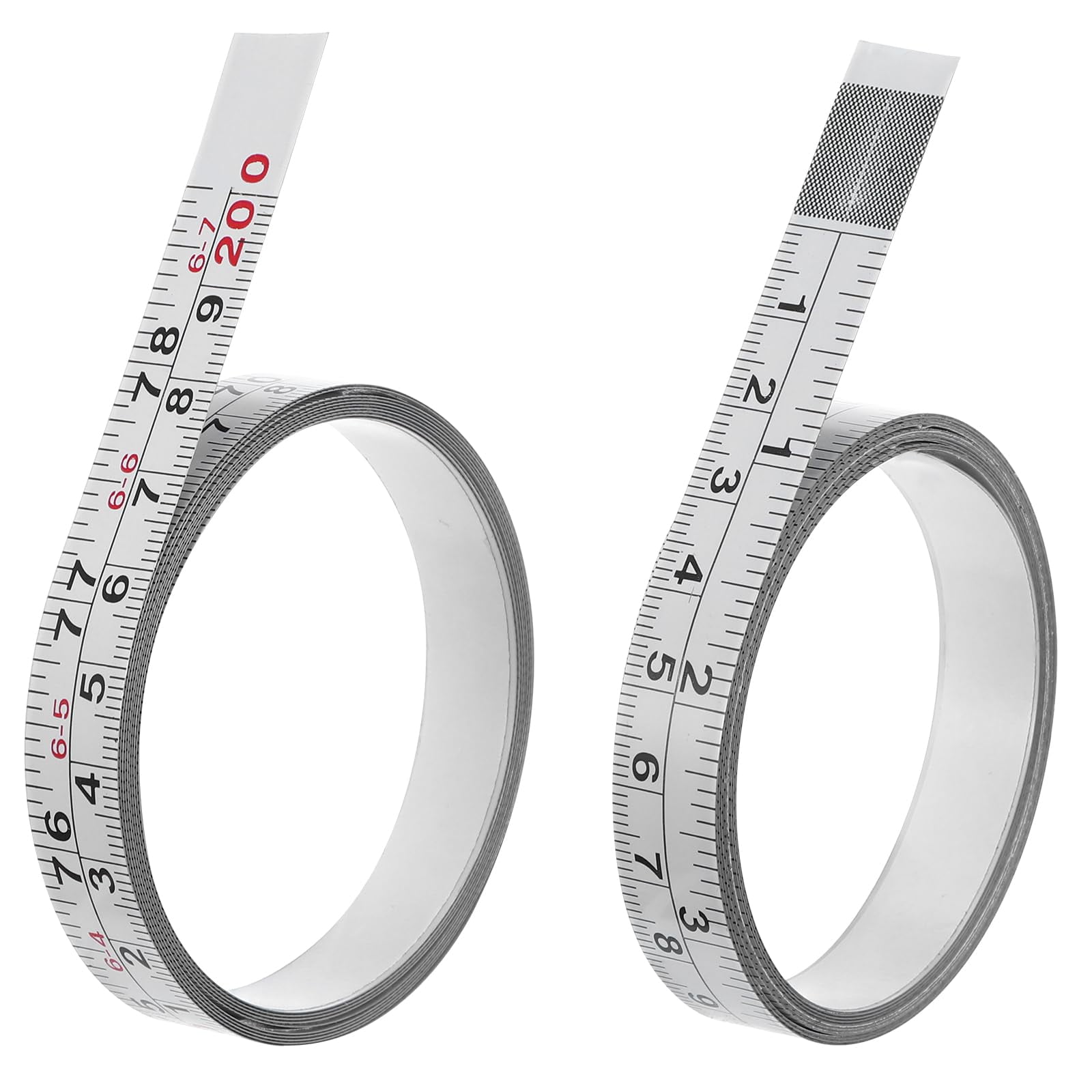 Hpmjz 2 Packs Self-Adhesive Measure Tapes 78-inch or 200cm Imperial and ...
