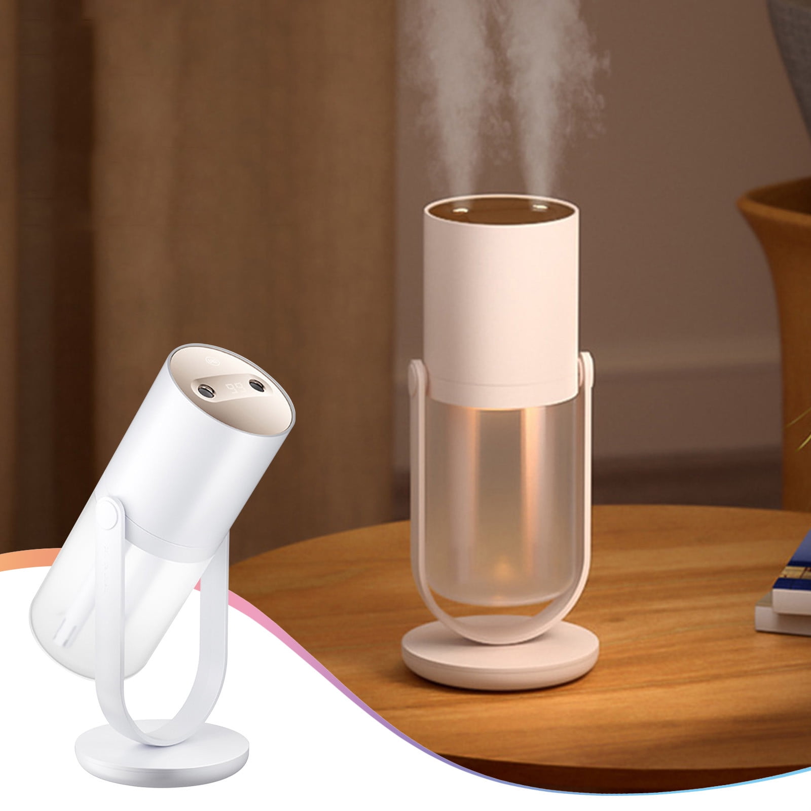 Hrainly Rotating Spray Aromatherapy Humidifier Portable Car USB ...