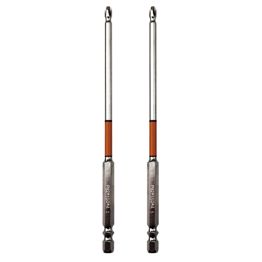 Hrc62 Degree Magnetic Cross Screwdriver Bits Ph2 Multipurpose Drill ...