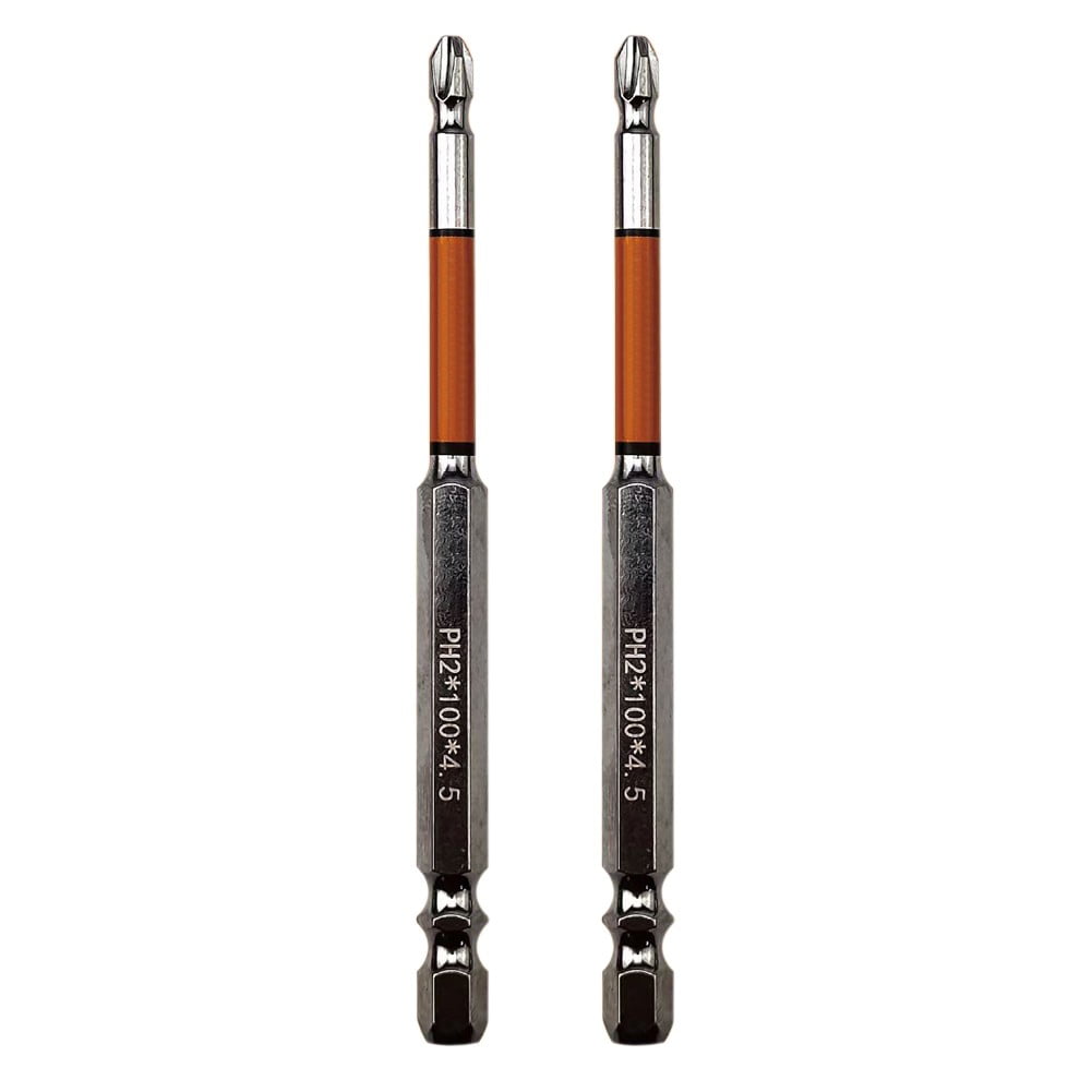 HRC62 Degree Magnetic Cross Screwdriver Bits PH2 multipurpose Impact ...