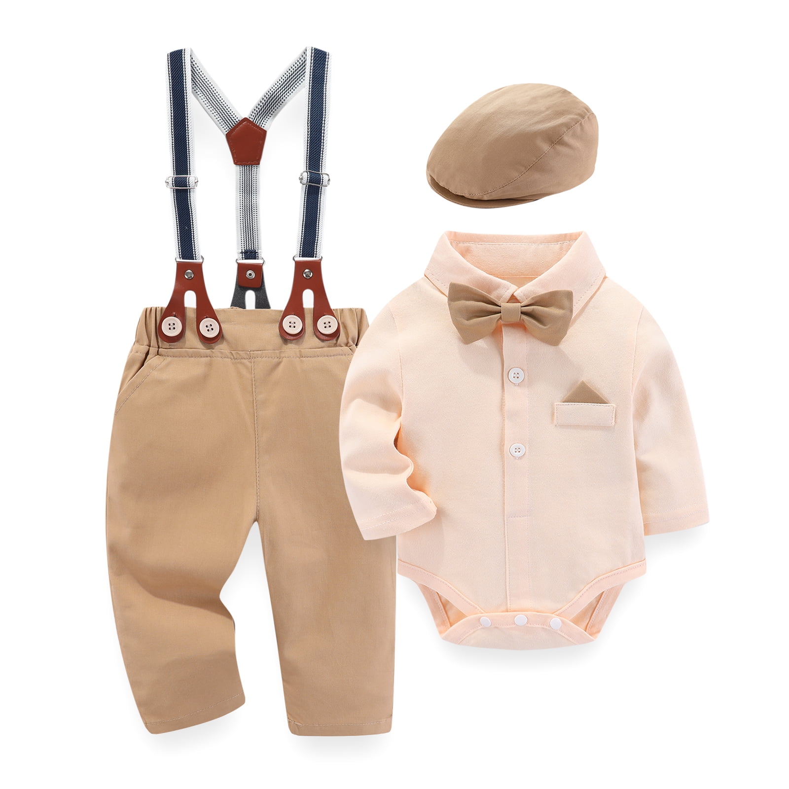 Hresadio Baby Boy Clothes Outfit 0-24M Infant Formal Dress Suit Long ...