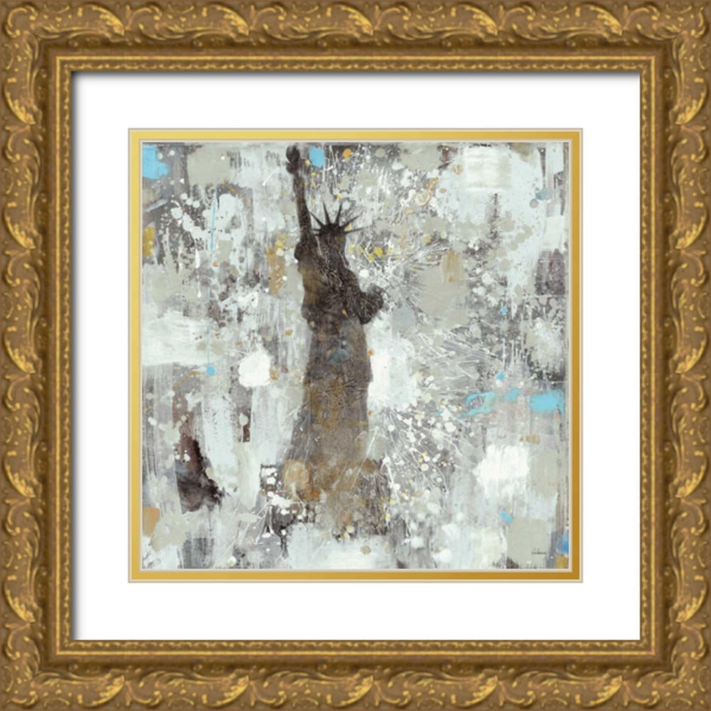 Hristova, Albena 15x15 Gold Ornate Wood Framed with Double Matting ...