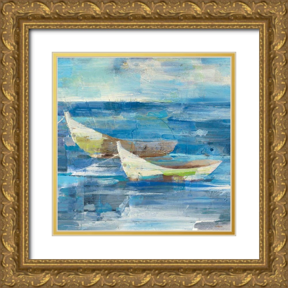 Hristova, Albena 26x26 Gold Ornate Wood Framed with Double Matting ...