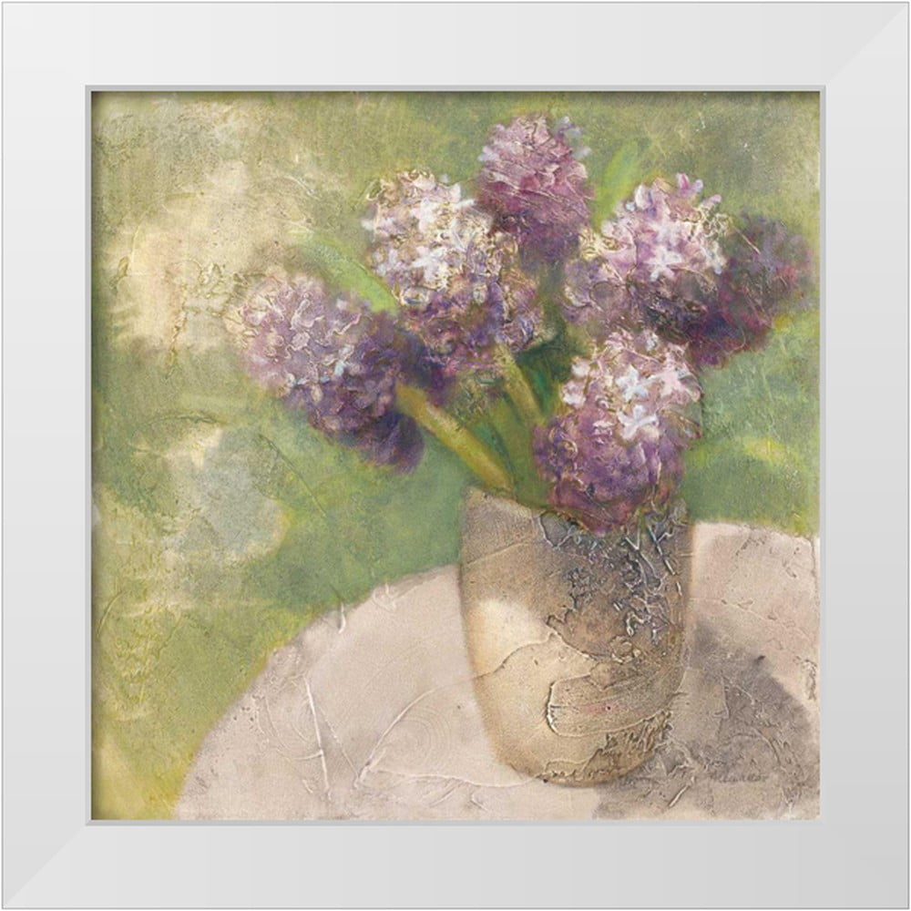 Hristova, Albena 26x26 White Modern Wood Framed Museum Art Print Titled ...