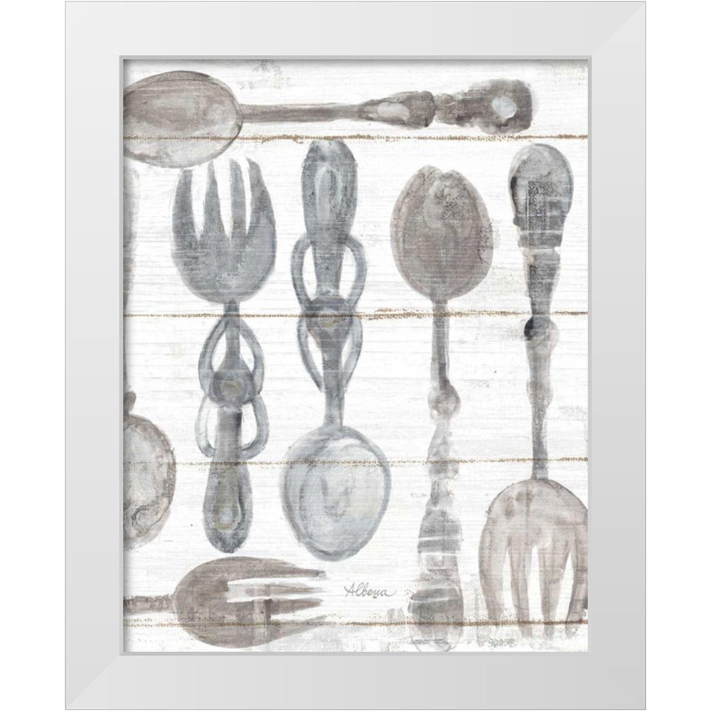 Hristova, Albena 26x32 White Modern Wood Framed Museum Art Print Titled ...