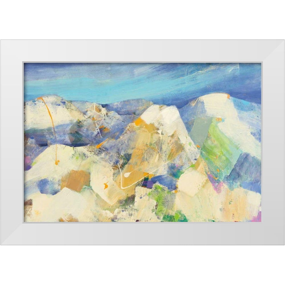 Hristova, Albena 32x23 White Modern Wood Framed Museum Art Print Titled ...