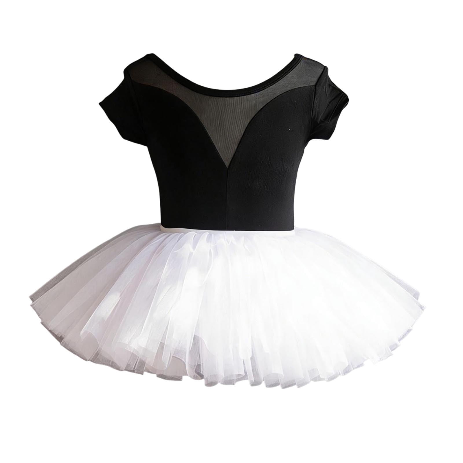 Hrsba Girls Princess Dress Solid Color Sleeveless Dress Lightweight ...