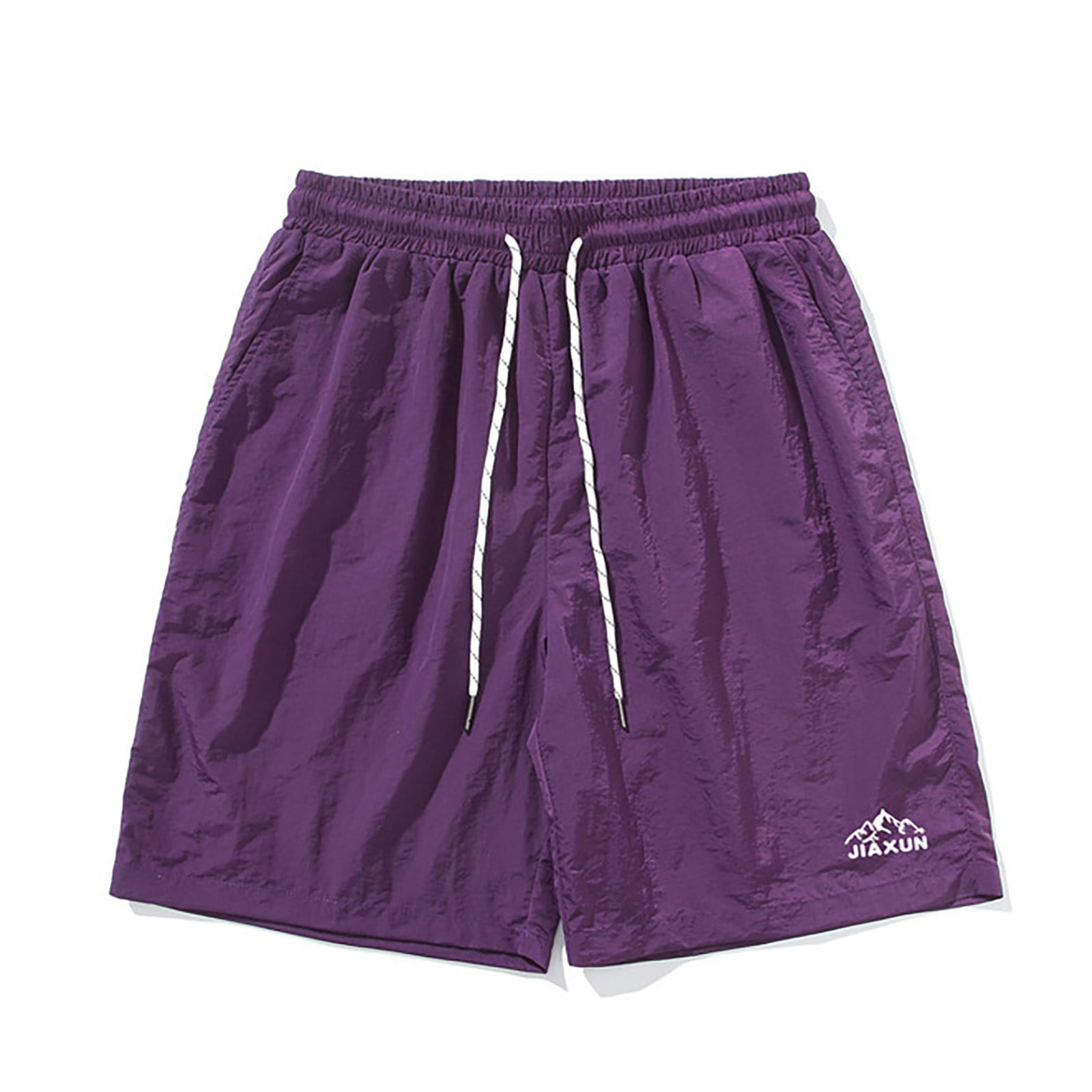 Hrsba Men's Active Shorts,Solid Color Woven Cool Touch Loose Knee ...