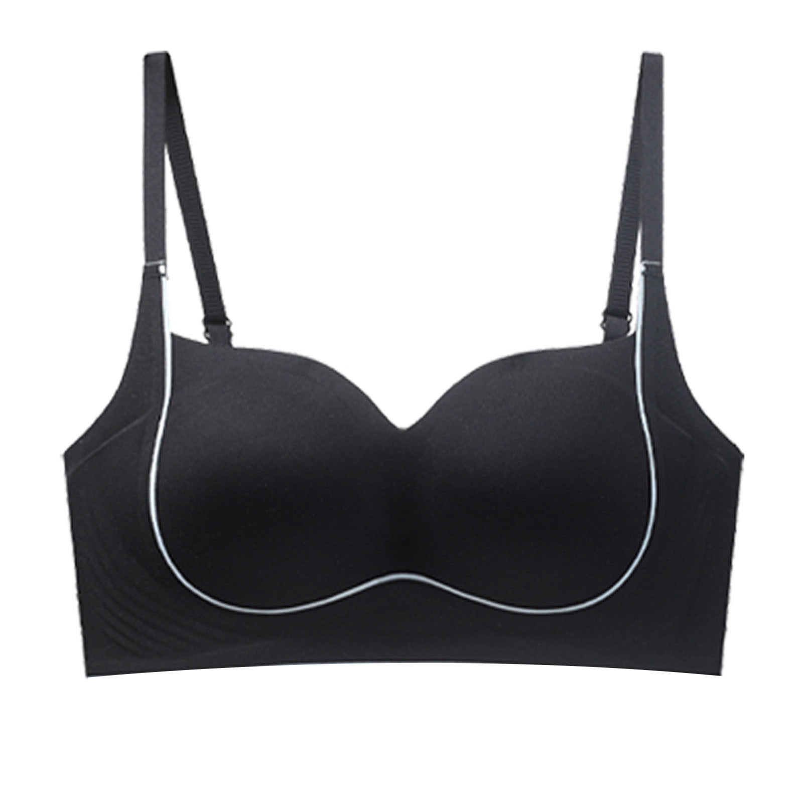 Hrsba Womens Bras,Push Up Bra,Seamless Bra,Solid Color Invisible ...
