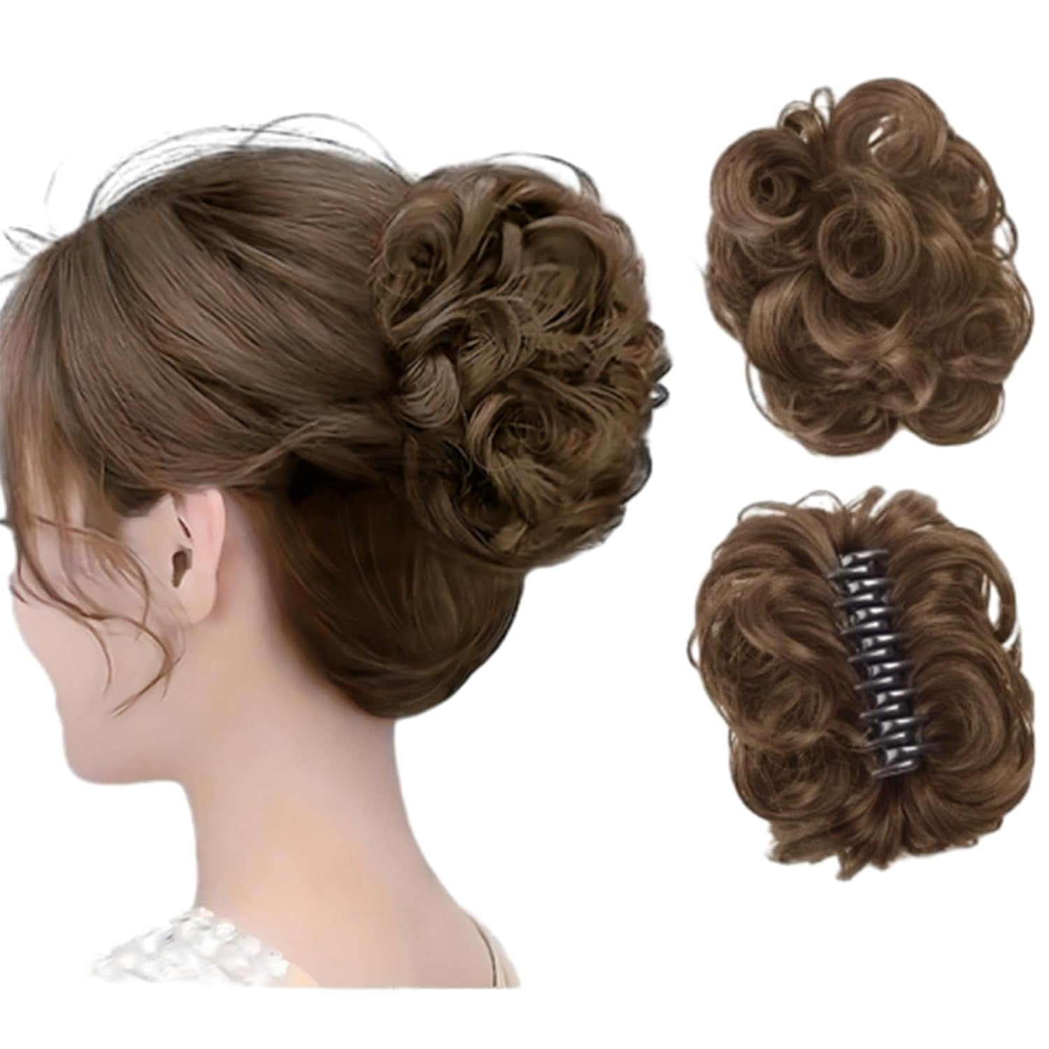 Hrtesuss Meetitsneeds Bun Extension Clips, Bun Extension Clips for ...