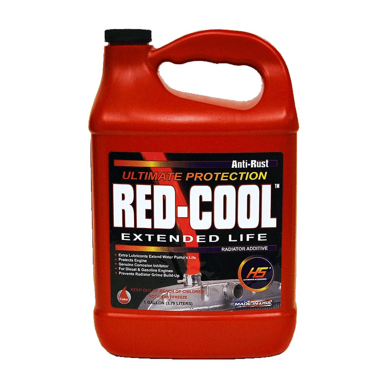 Hs Red-Cool 29.831 Radiator Additive Anti-Rust Pump Engine 1 Gallon ...