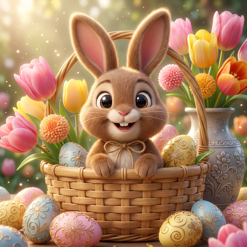 HsdsBebe Easter Diamond Art Painting Kits for Adults,Eggs and Flower ...