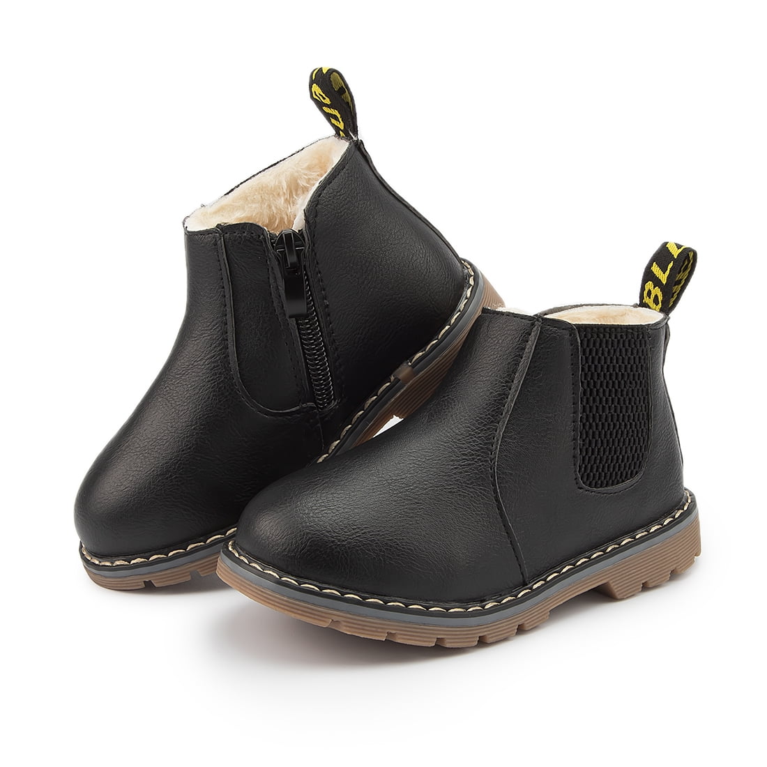 HsdsBebe Toddler Boys Girls Boots Waterproof Winter Snow Chelsea ...