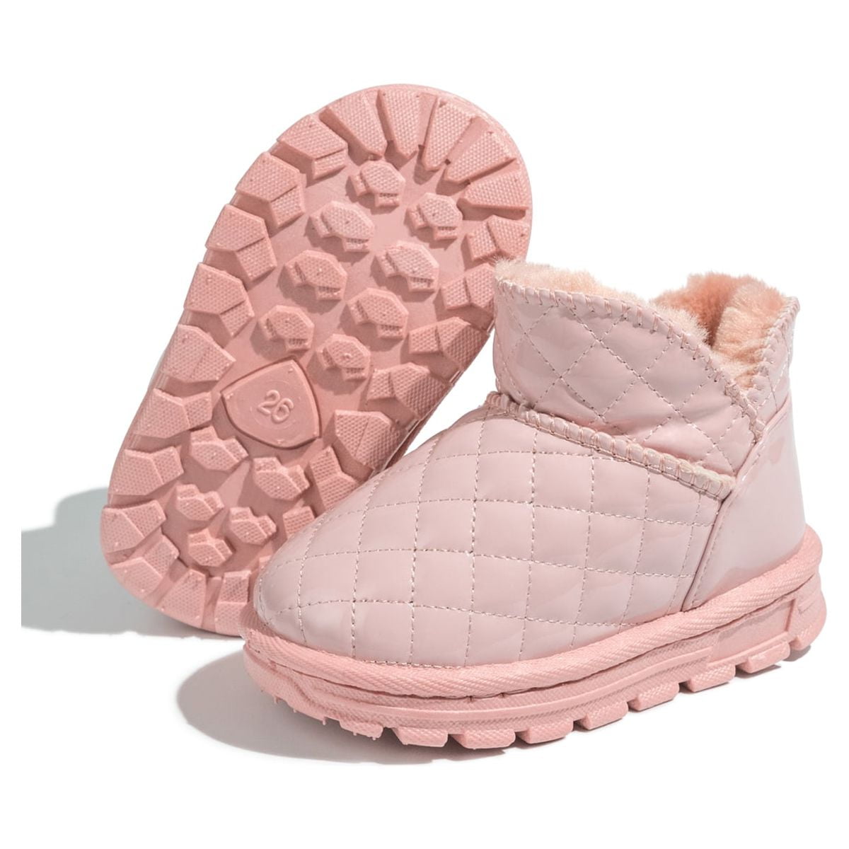 HsdsBebe Toddler Girls Baby Lined Snow Boots, Winter Warm Fleece ...