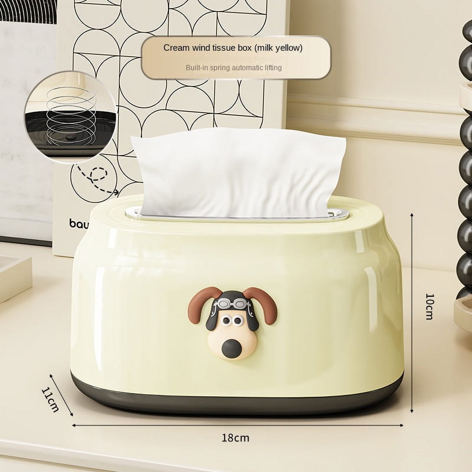 Hsehold Tissue Box Removable Tissue Box Portable Tissue Box Square ...