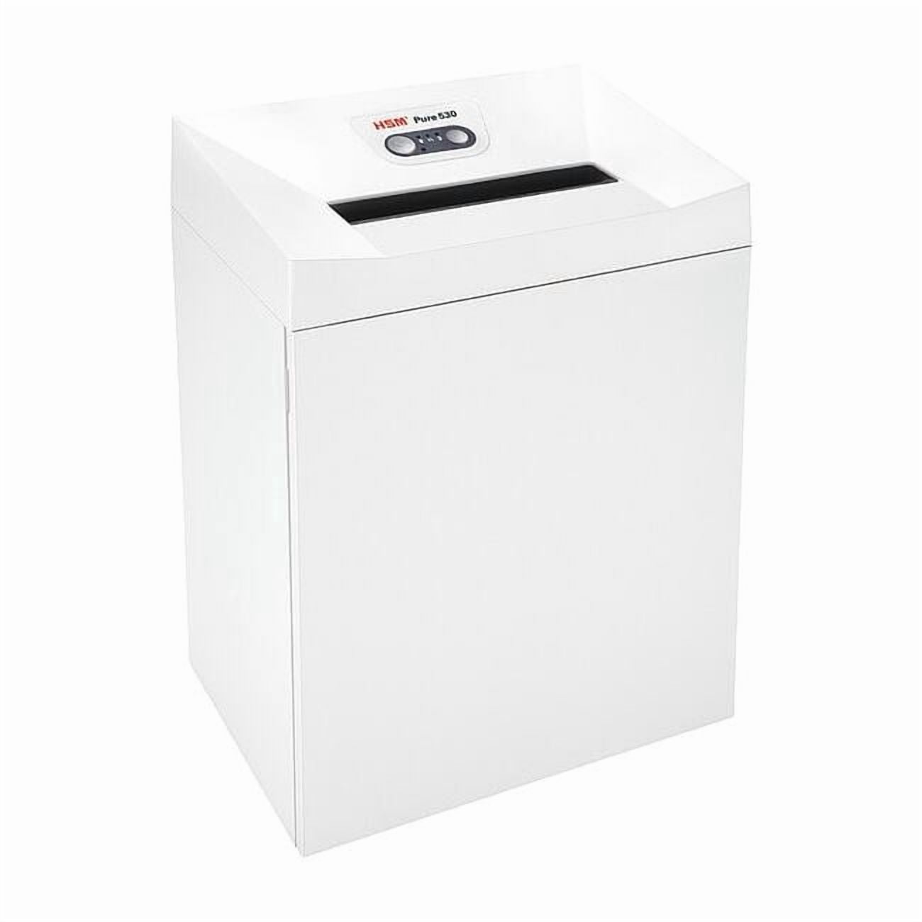 Hsm Paper Shredder, Strip-Cut, White, 21 gal. Pure 530 - Walmart.com