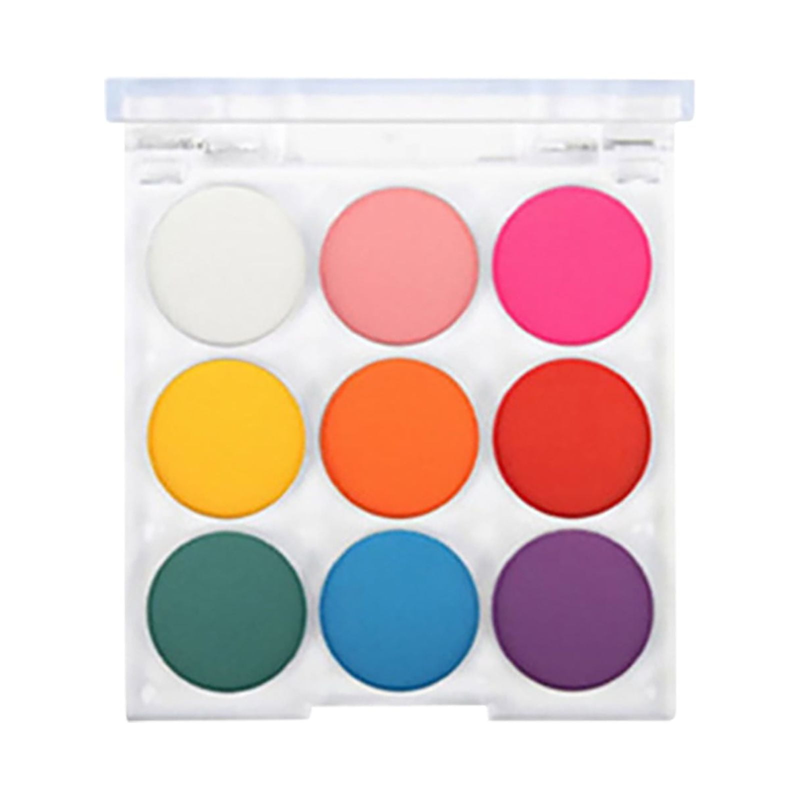 Hsmqhjwe Eyeshadow Palette Makeup Eye Shadow Plate Transparent Fresh ...