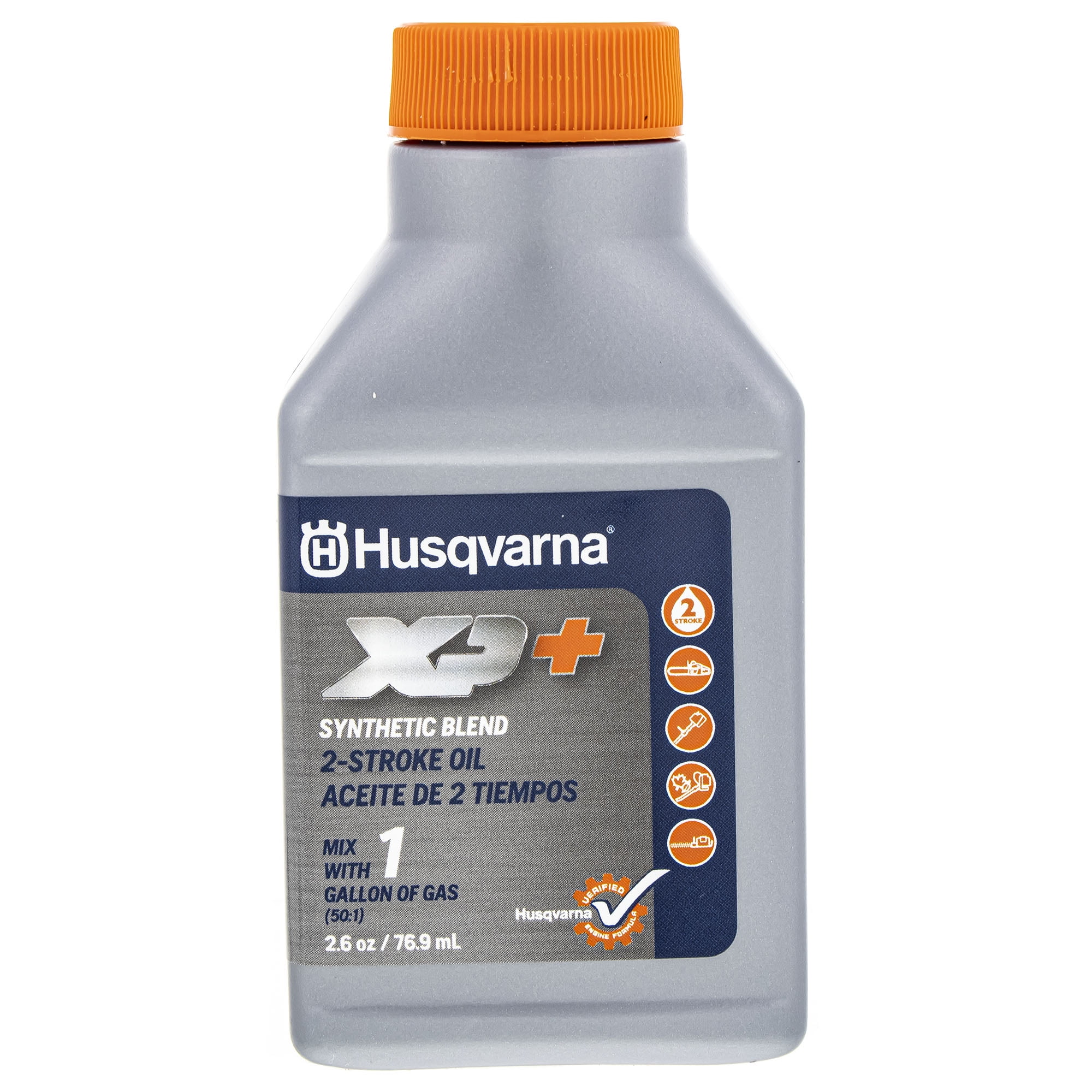 Husqvarna XP+ 2-Stroke Oil, 2.6oz Bottle, Synthetic Blend, Fuel ...