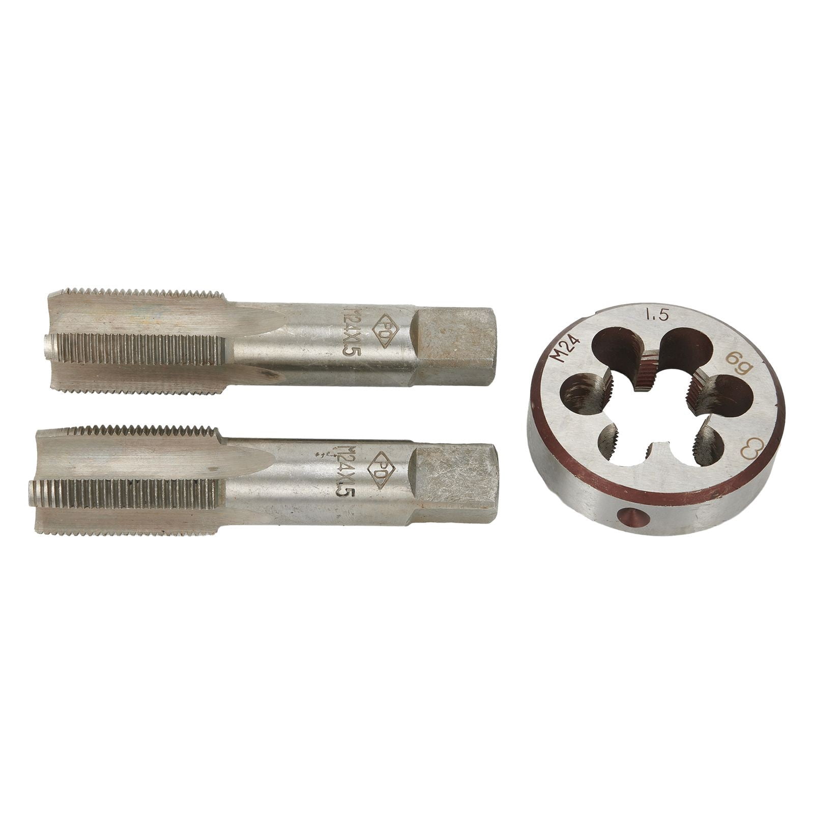 Hss For M24 X 1.5Mm Taper & Tap & For M24 X 1.5Mm Die Metric Thread ...