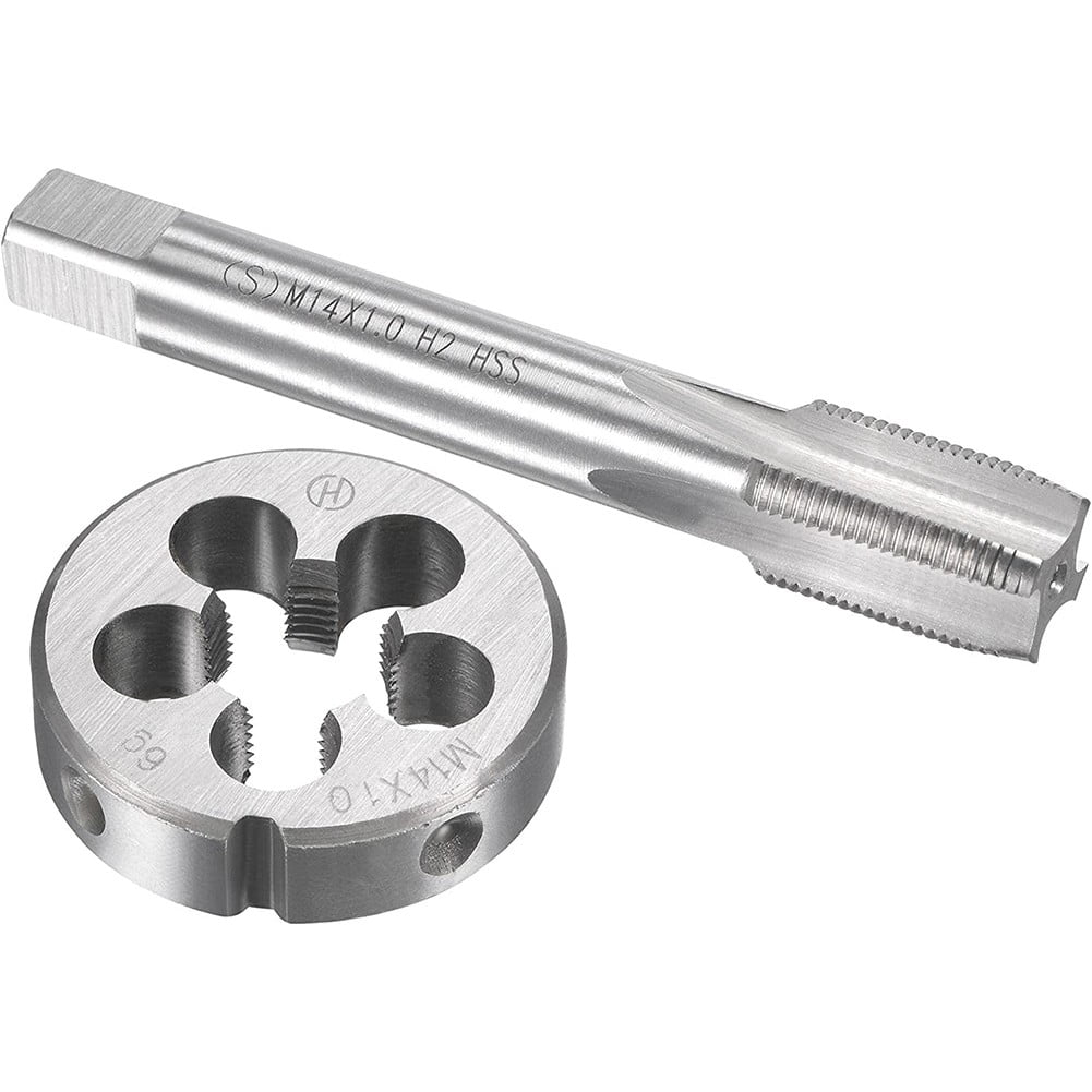 Hss for M14 X 1mm Tap & for M14 X 1.0mm Die Metric Thread Right Hand ...