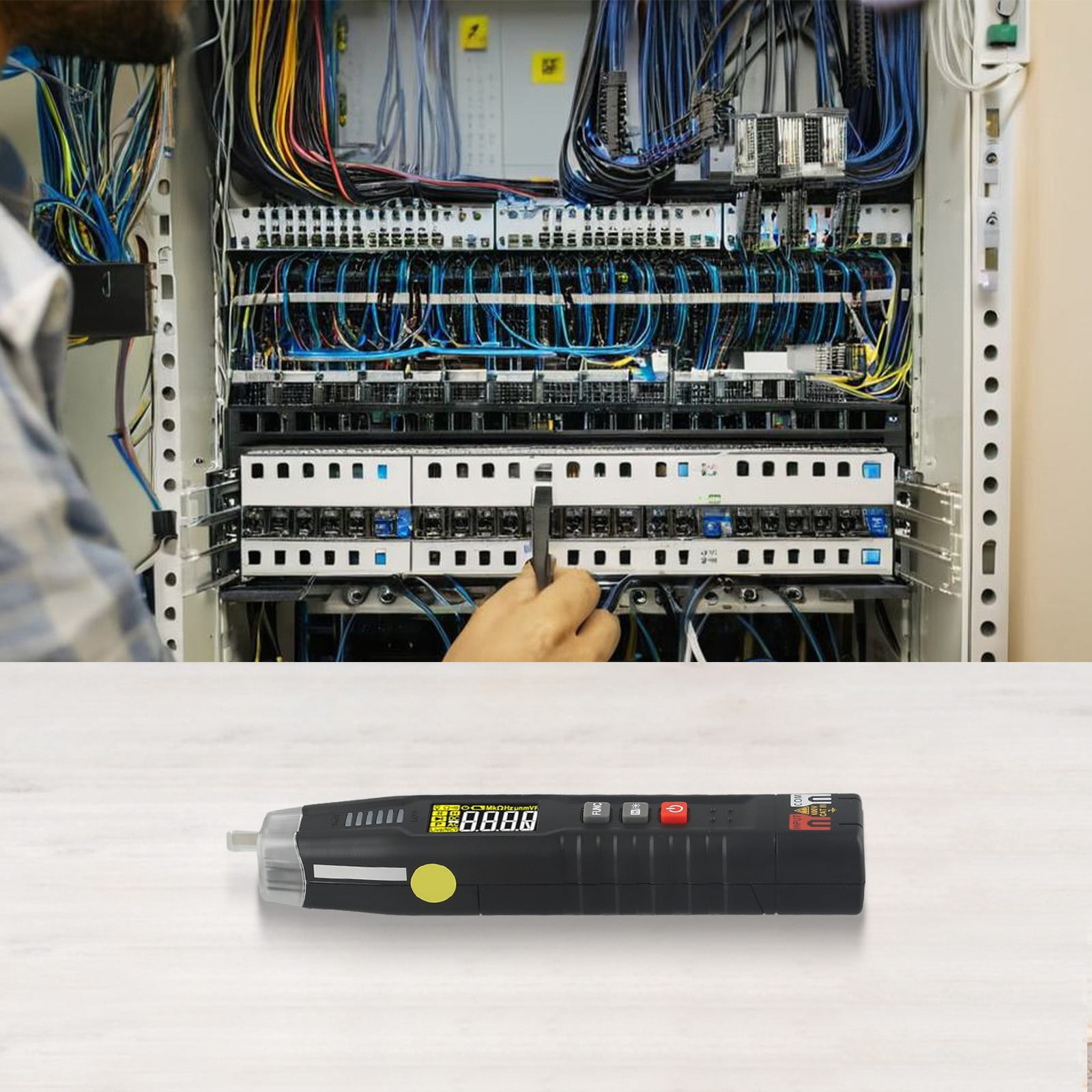 Ht122 Smart Pen Multimeter Handheld Digital Multimeter 4000Count Dc Ac ...