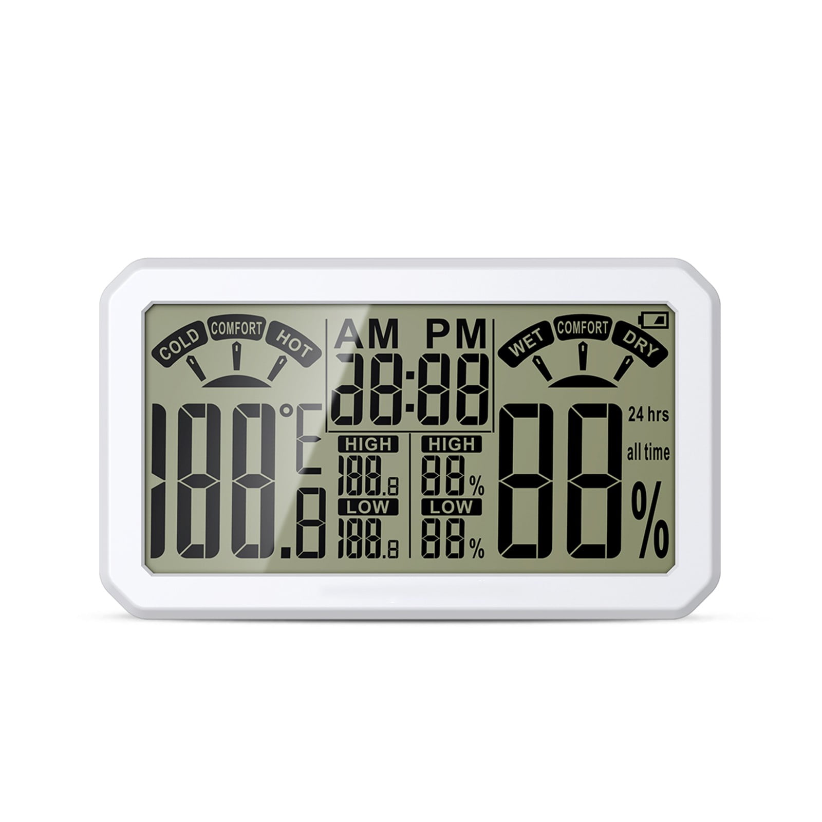 Ht683 Lcd Temperature Humidity Meter Smart Indoor Temperature Humidity ...