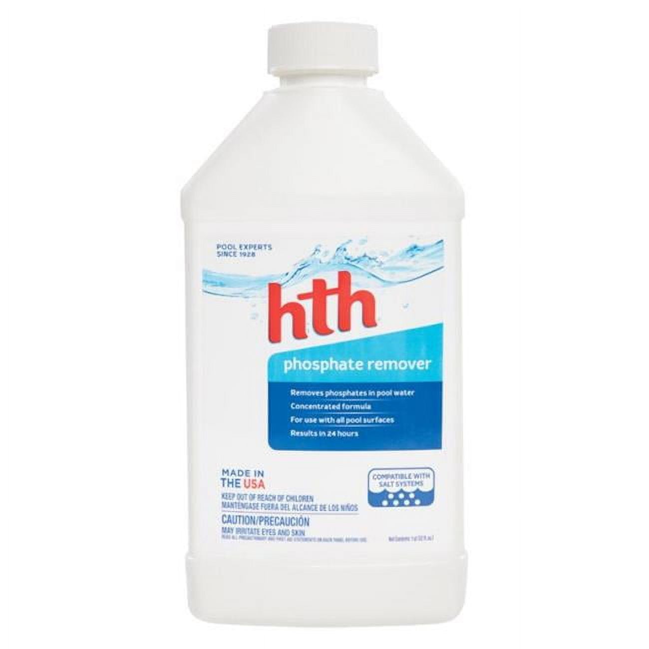 HTH Pool Chemical Treatment, Algae Cleaner, Water Concentrate ...