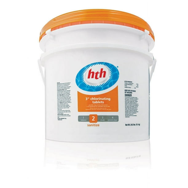 Hth Chlorinating Tablets 24.5 Lbs. 3 In. 47 % Available Chlorine ...