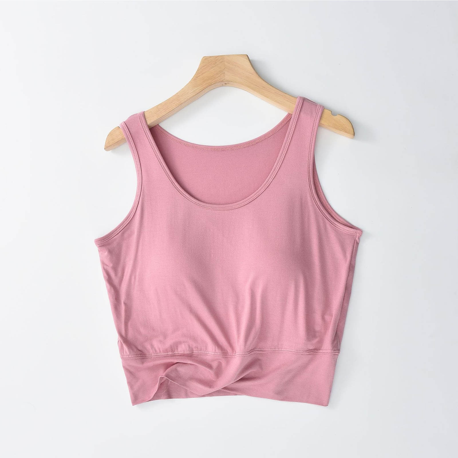Htigea Clearanc Camisole Tops for Women Built In Bra Spaghetti Strap ...