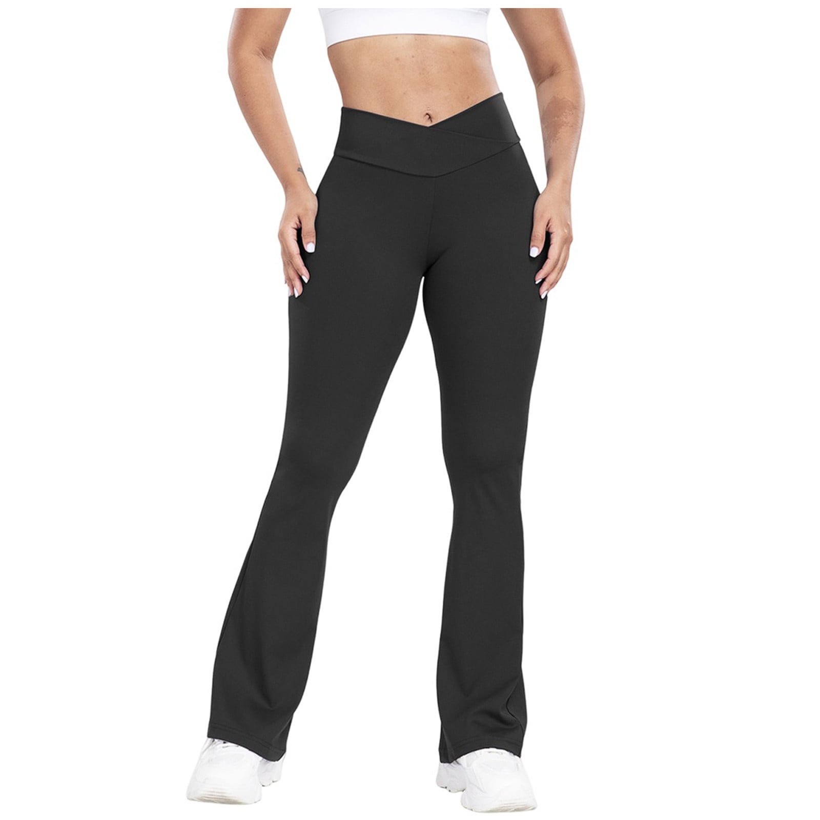 Htigea High Waisted Yoga Pants for Women Stretchy Workout Butt Lifting ...