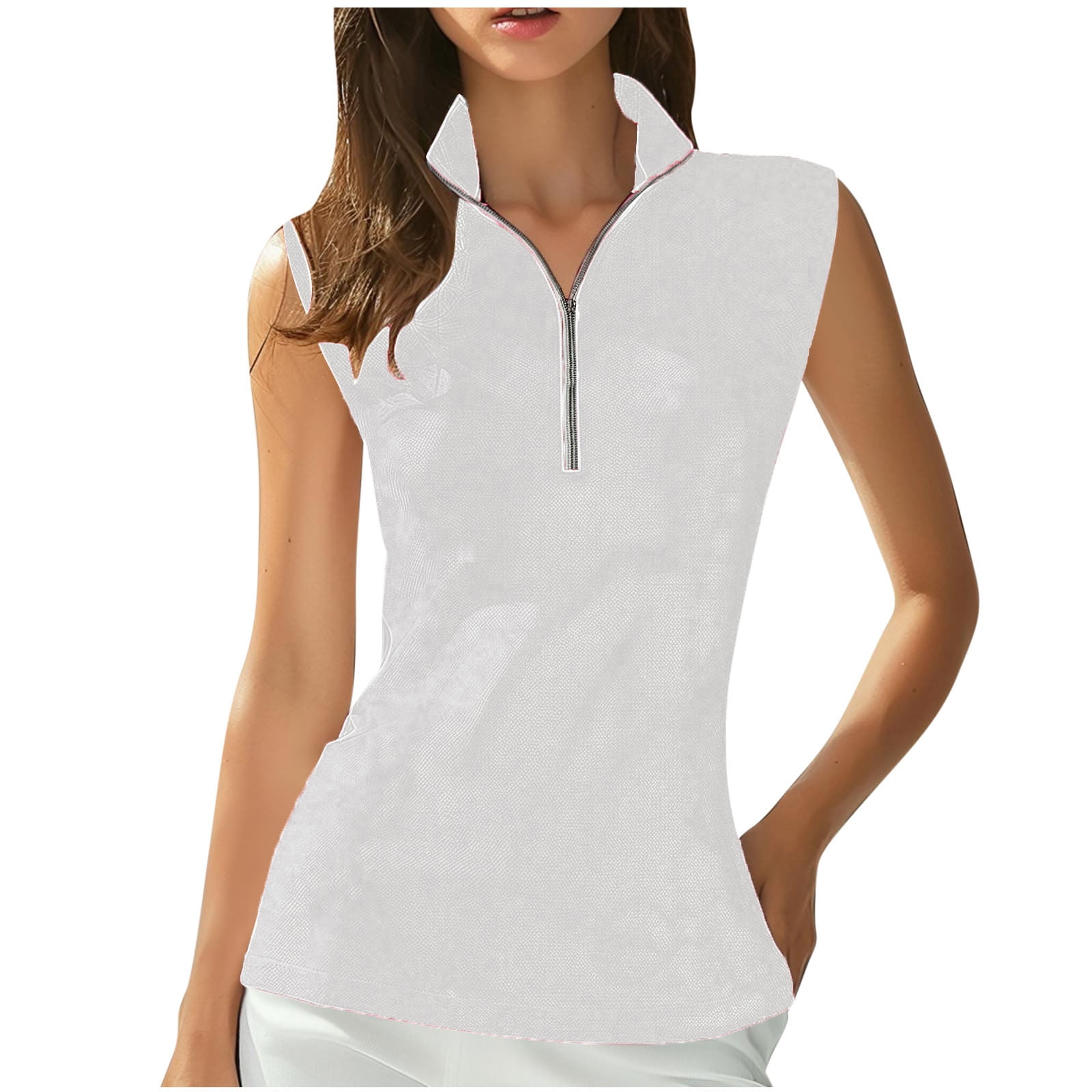 Htigea Womens Golf Tank Tops Sleeveless Sport Shirts for Women V Neck ...