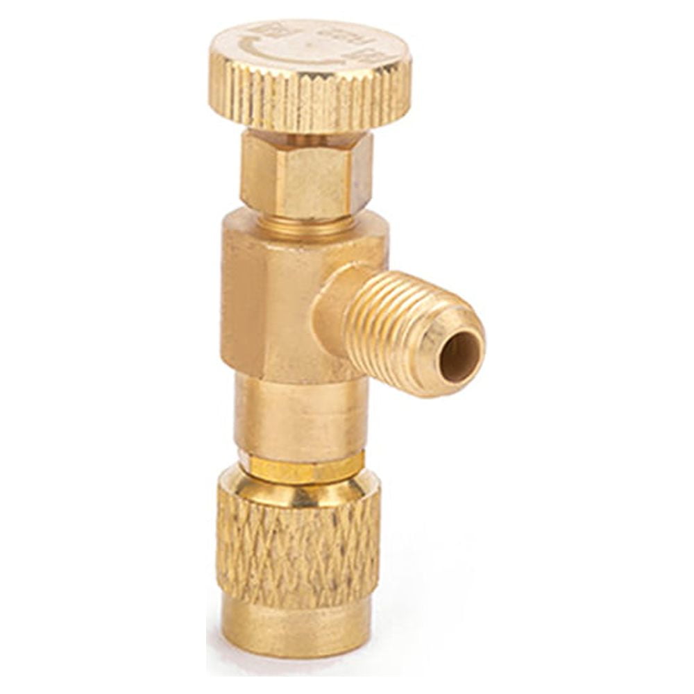 Htovila R22 Refrigerant Charging Valve 1/4 Inches - 1/4 Inches Copper ...